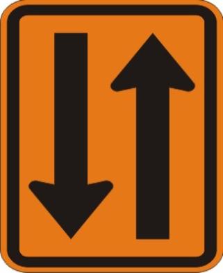 Rental Two Way Traffic Sign